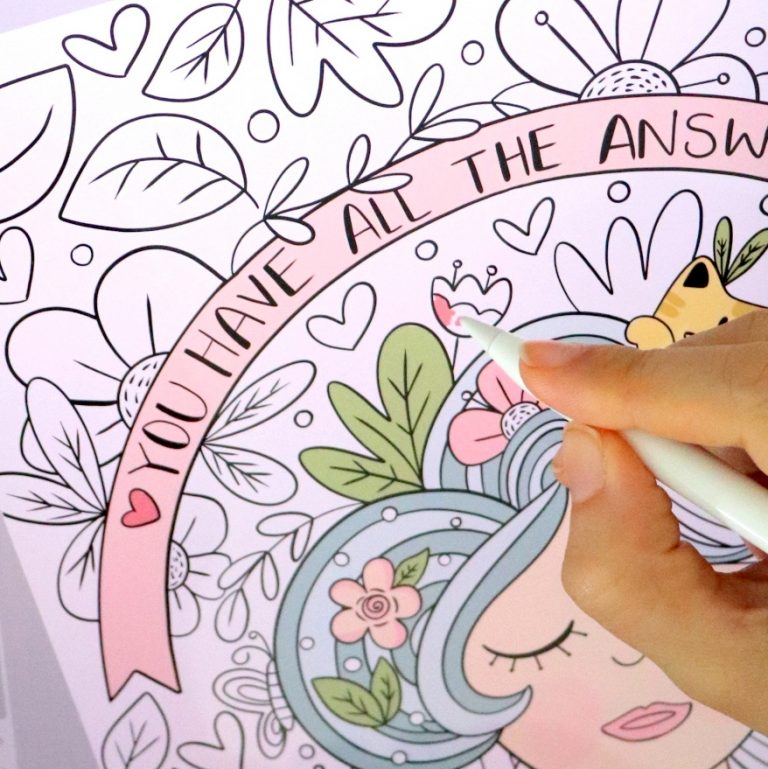 What's a Digital Coloring Book and How to Use it - MariaPalito Studio