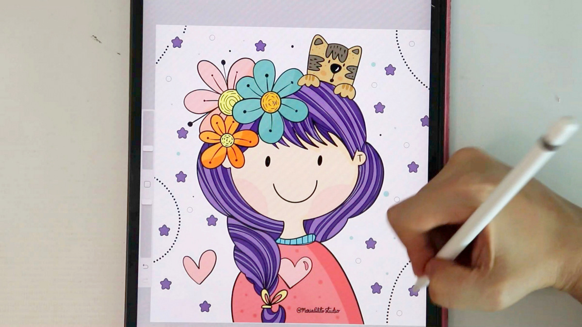 Free Digital Coloring Page for Your iPad – Relax & Color! – MariaPalito ...