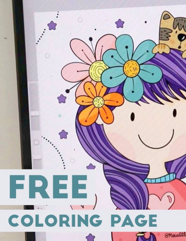 Free Digital Coloring Page for Your iPad – Relax & Color! – MariaPalito ...