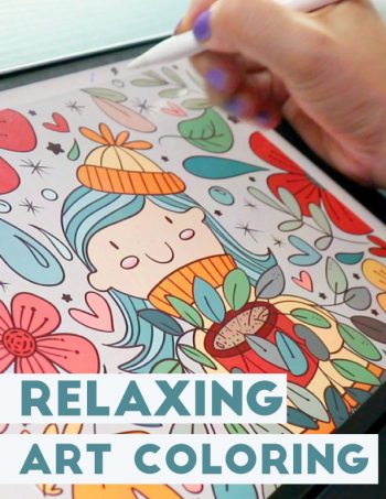 CALM DOWN ART COLORING WITH PROCREATE – MariaPalito Studio