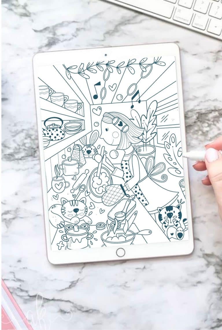 What’s a Digital Coloring Book and How to Use it – MariaPalito Studio