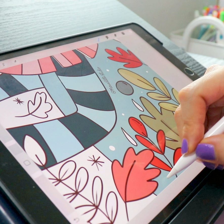 Procreate Coloring Book Bundle 32 Digital Coloring Pages – MariaPalito ...