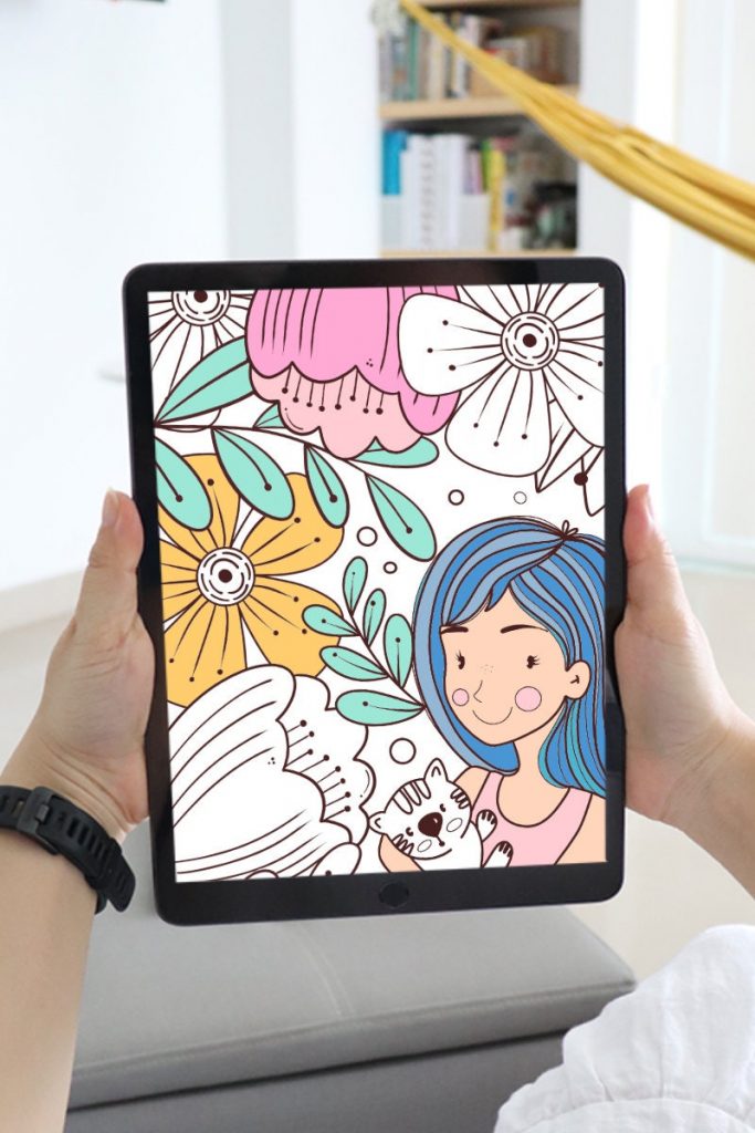 Procreate Coloring Book Bundle 32 Digital Coloring Pages - MariaPalito ...