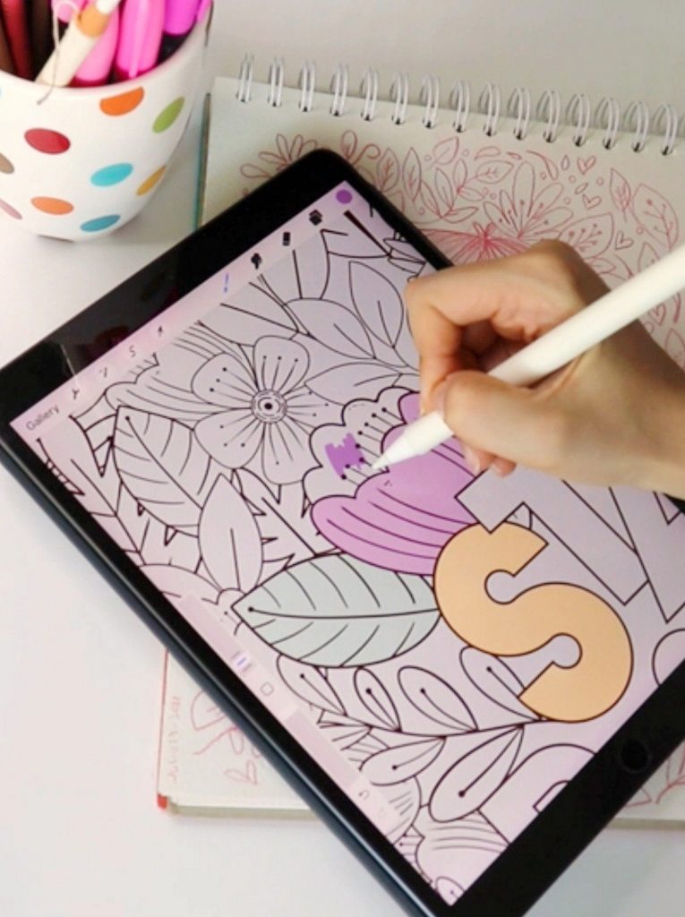 Procreate Coloring Book Bundle 32 Digital Coloring Pages – MariaPalito ...