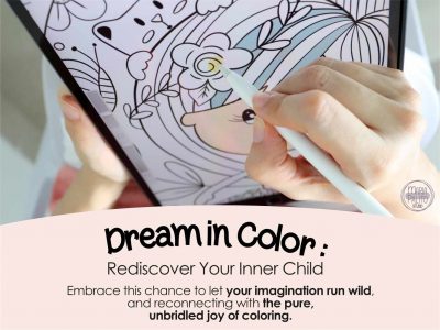 Digital Coloring Book, 16 Relaxing Coloring Pages M001 – MariaPalito Studio