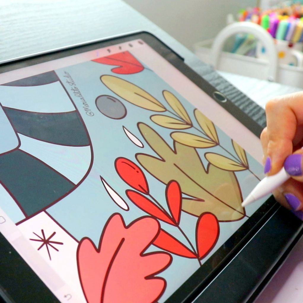 Cozy Girl Digital Coloring Book, 16 Coloring Pages – MariaPalito Studio