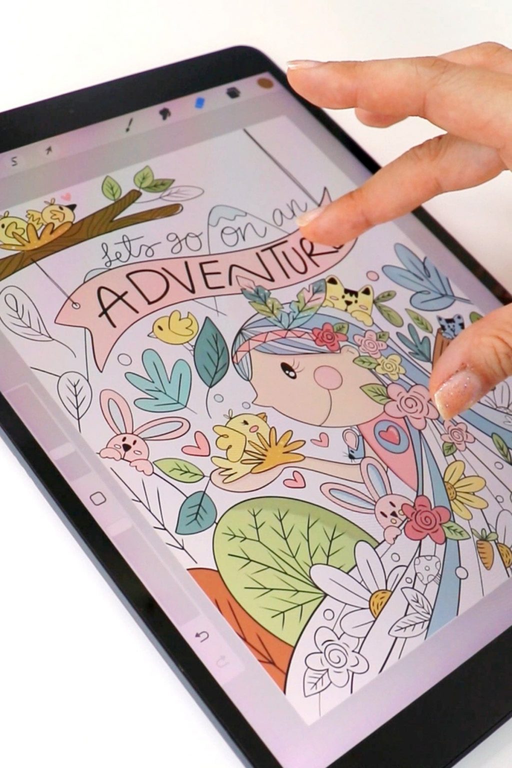 Blooming + Cozy Girl Digital Coloring Book Bundle – MariaPalito Studio