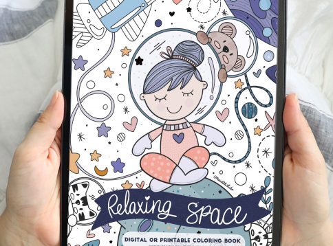 Digital Coloring Book Bundle: 32 Relaxing Coloring Pages M014 ...