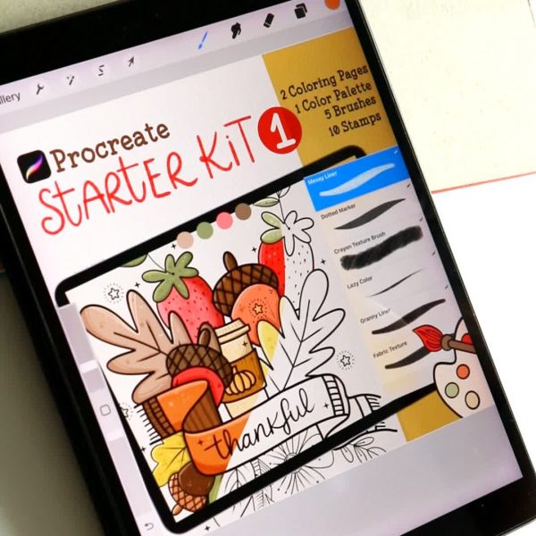 Beginner Procreate Bundle, Started Kit #1 M057 – MariaPalito Studio