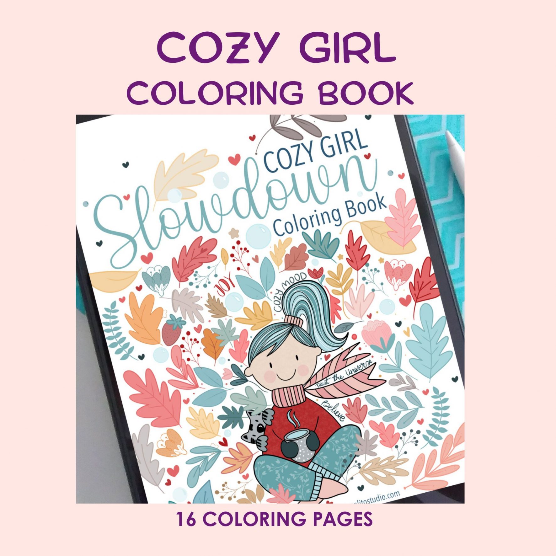 4 Procreate Coloring Book Bundle for Ipad Coloring M010 – MariaPalito ...