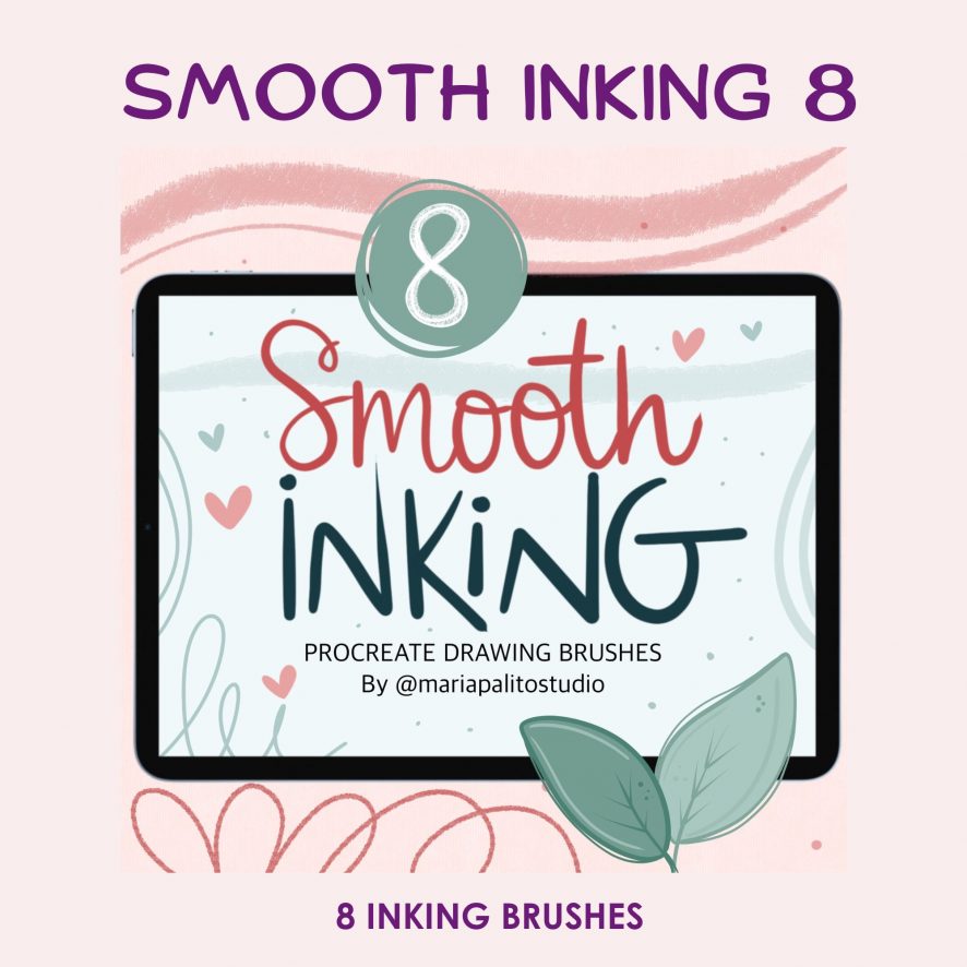 INKING Procreate Brushes – MariaPalito Studio