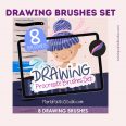 60 Drawing PROCREATE BRUSHES – MariaPalito Studio