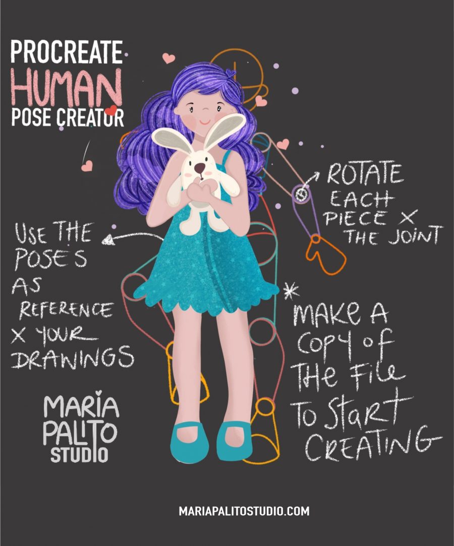 Mastering Human Proportions: Human Pose Drawing Tool for Procreate ...