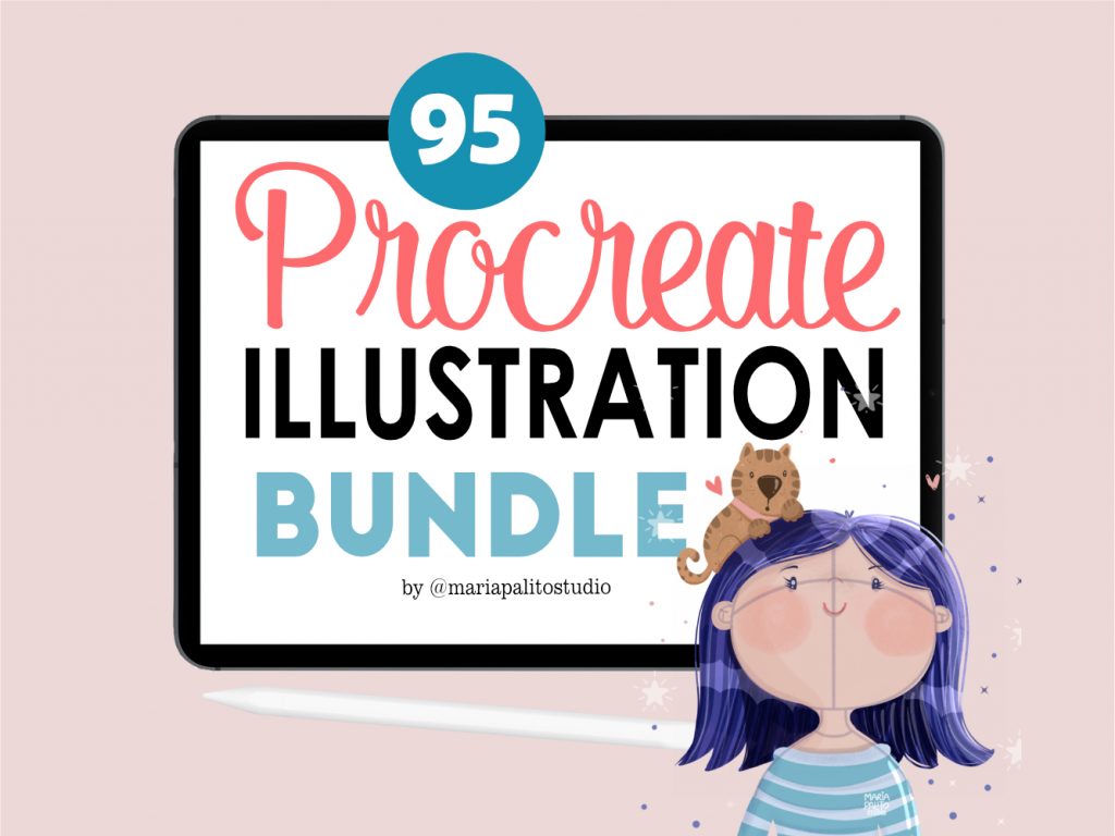 95 Procreate Brush Bundle for Illustration & Texture M003 - MariaPalito ...
