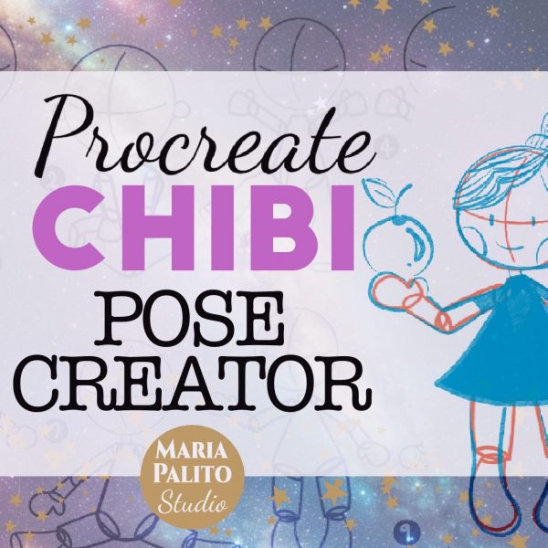 Chibi Pose Procreate Creator Drawing Tool – MariaPalito Studio