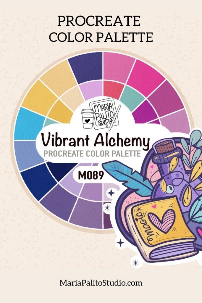 Procreate Color Palette “Vibrant Alchemy” – MariaPalito Studio
