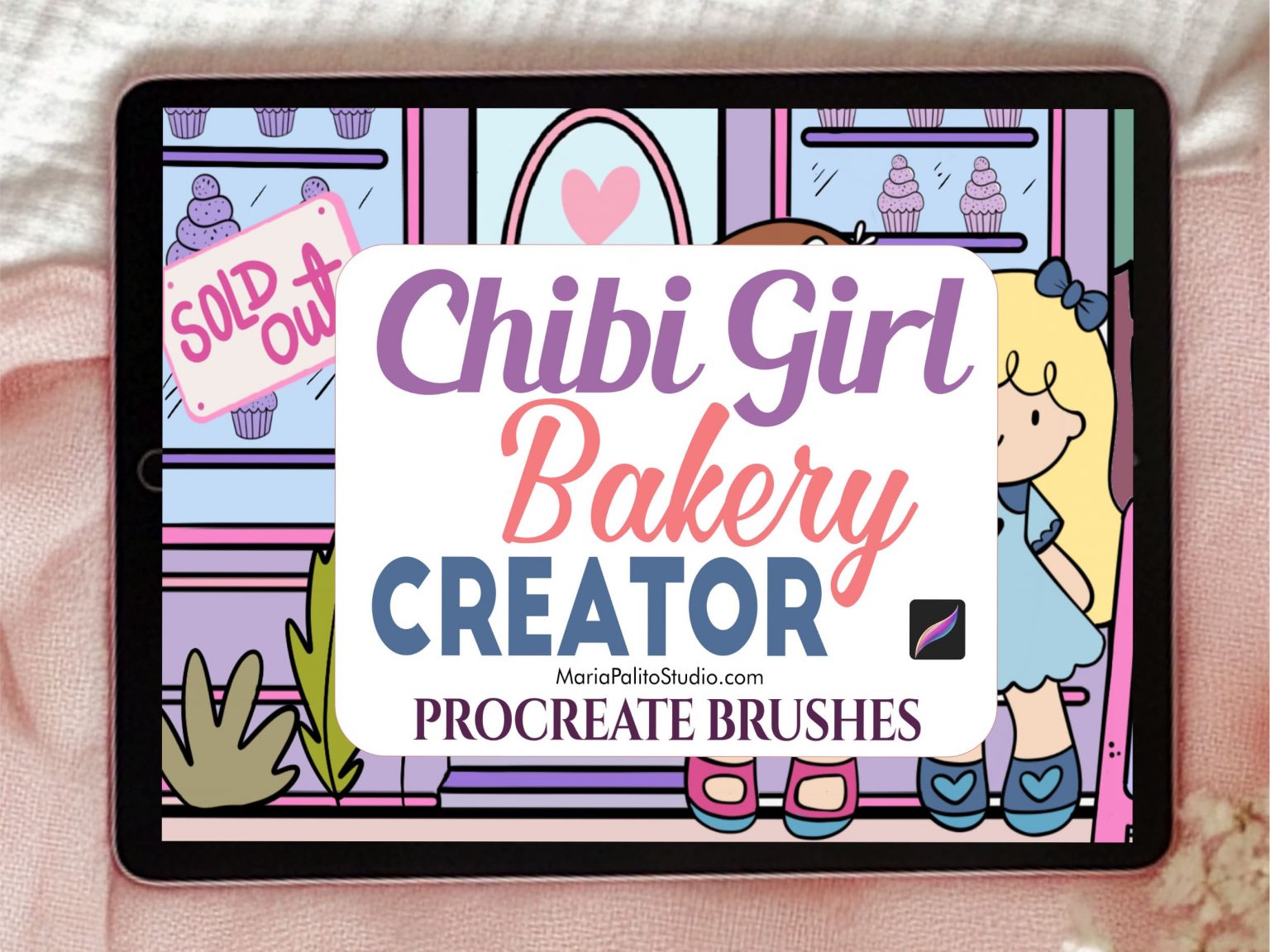 Chibi Girl Bakery Creator for Procreate – MariaPalito Studio