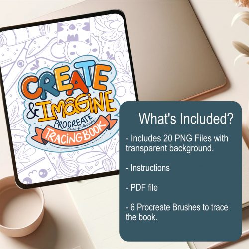 Procreate Tracing Book: Create & Imagine – 20 Pages M092 - MariaPalito ...