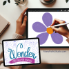 Pencil Procreate Brush "WONDER" Texture Brush - MariaPalito Studio